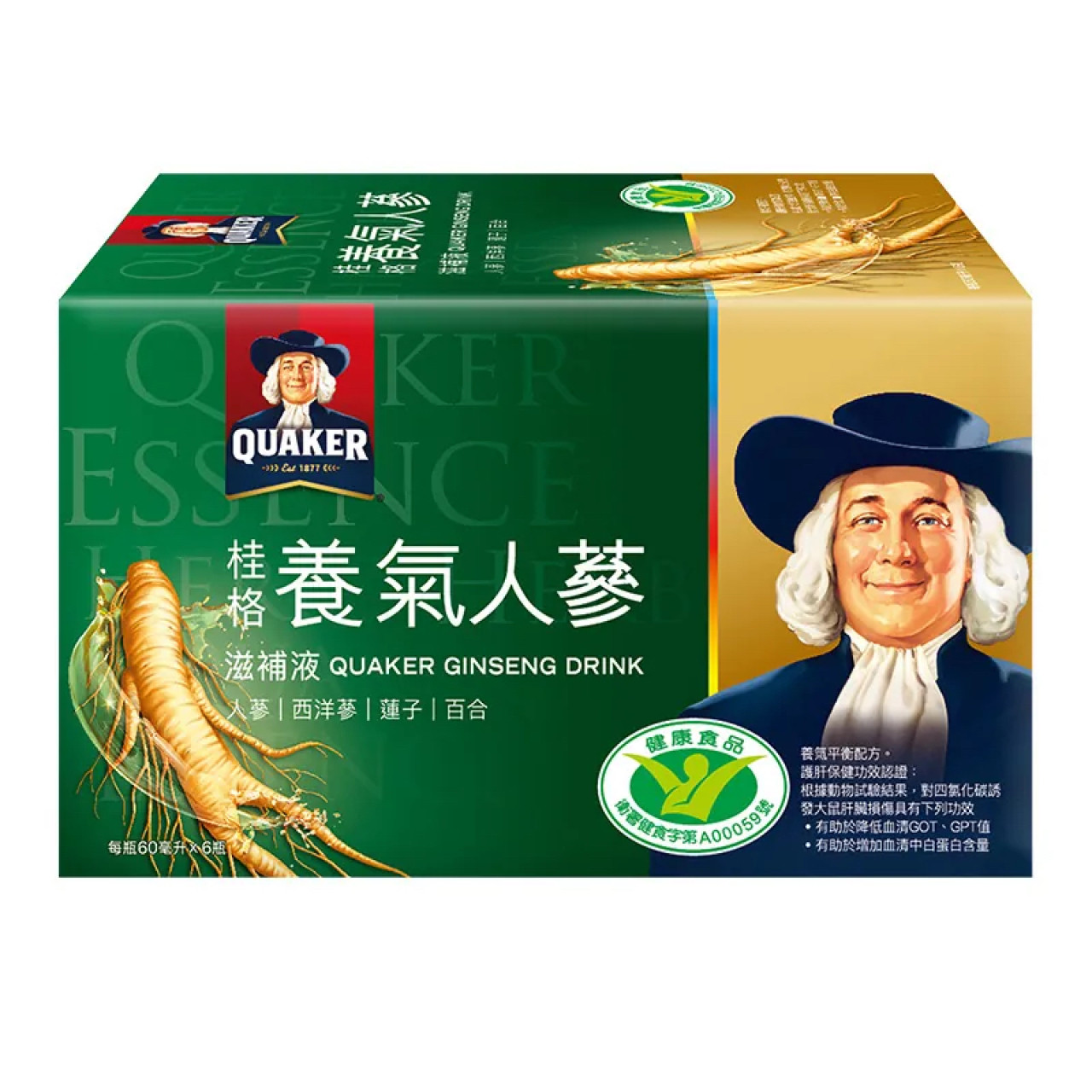 Quaker-ginseng drink *6 bottles*
